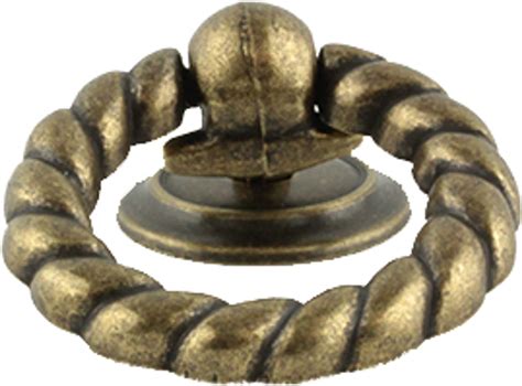 2 14 Large Ring Pull Antique Brass D Lawless Hardware