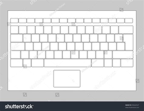 Printable Laptop Keyboard Layout