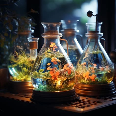 Premium Ai Image Experiment For Biotechnology With Chemistry Science