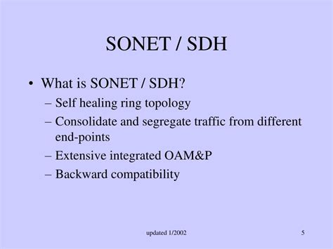 Ppt Sonet Sdh Powerpoint Presentation Free Download Id3208833