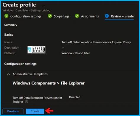 turn off data execution prevention for explorer using intune htmd blog