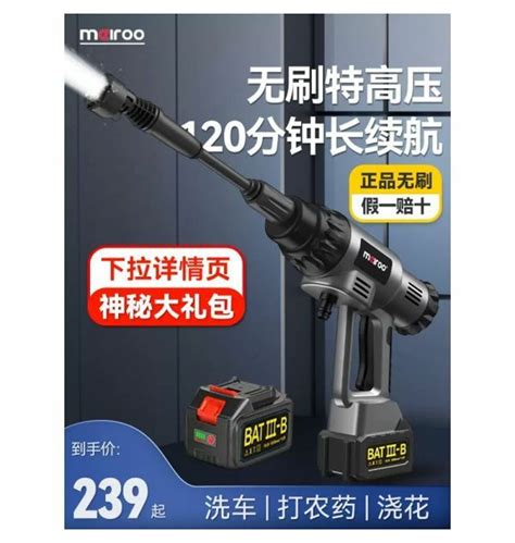 세차기 분무기 자동차 고압세차건 충전식 무선 압축 티몬