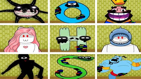 로블록스 Abc 알파벳 친구들을 만나러 온 글리치 알파벳 친구들이 나타났어요 Backrooms Morphs 백룸 28화 민또 경또 Youtube