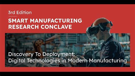 3rd Edition Of Smart Manufacturing Research Conclave SMRC YouTube