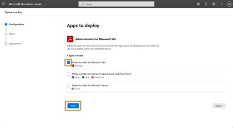 Deploy Adobe Acrobat For Microsoft 365