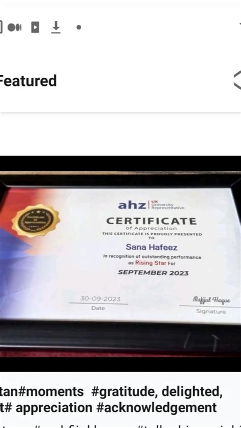 sana hafeez posted on linkedin