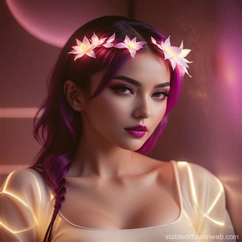 Hyper Realistic Portrait Of A Woman In Moonlight Stable Diffusion Online