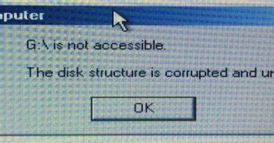 Mengatasi Hard Disk Is Not Accessible The Disk Structure Is Corrupted And Unreadable Arief