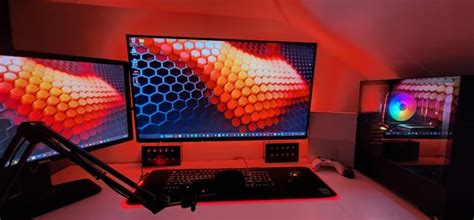 Orange And Red Themed Gaming Setup Rbattlestations