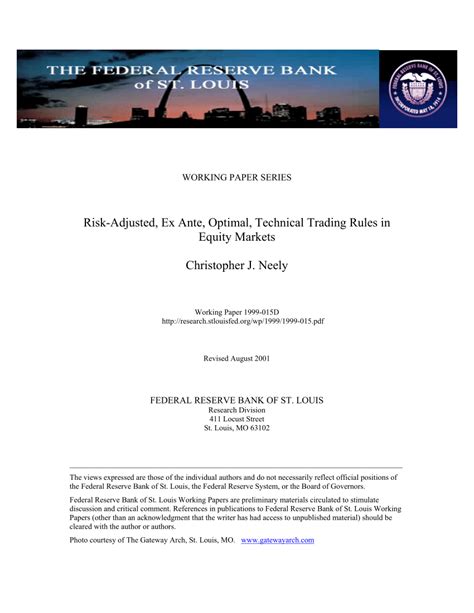 Pdf Using Genetic Algorithms To Find Technical Trading Rules A