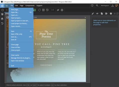 Pinegrow Web Editor 83 Download Latest For Windows Pc
