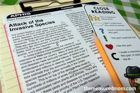 Close Reading Poster And Bookmarks Close Reading Reading Posters