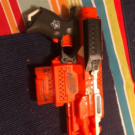 Nerf Stryfe 170 Fps Battlecamo Modded Nerf W Neo Dymium Motors Daybreak Flywheels And Cage Etsy