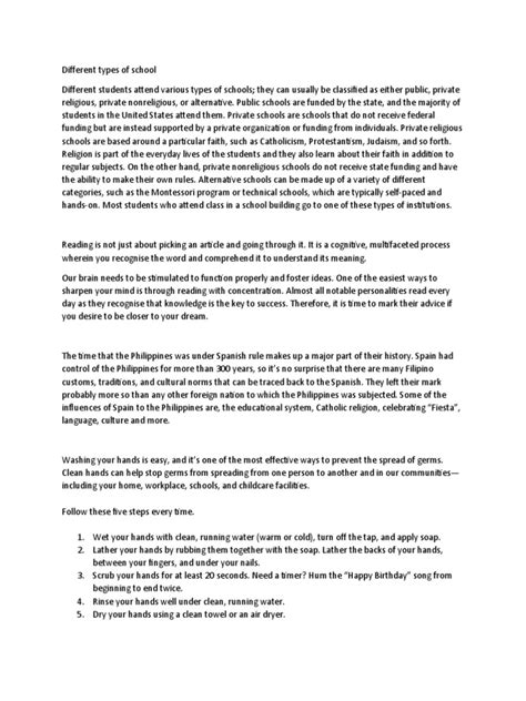 Text Types Examples Download Free Pdf Cognition