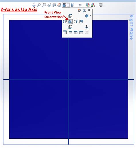 SOLIDWORKS 2020 Whats New Specifying The Up Axis For View Orientation