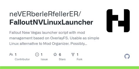 Github Neverberlerfellerer Falloutnvlinuxlauncher Fallout New Vegas Launcher Script With Mod