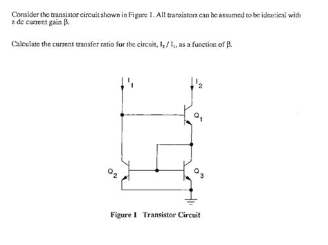 Solved Consider The Transistor Circuit Shown In Figure All Chegg