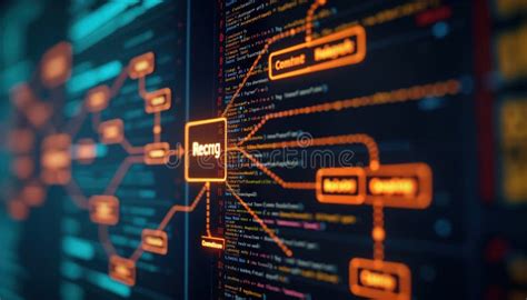 Software Development Flowchart Displays Branching Merging Pull Request Commit Master Development