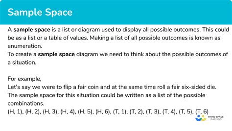 sample space diagram gcse maths steps and examples