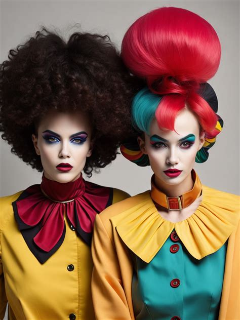 Lumenor Ai Image Generation Two Women Dressed In Colorful Clothing