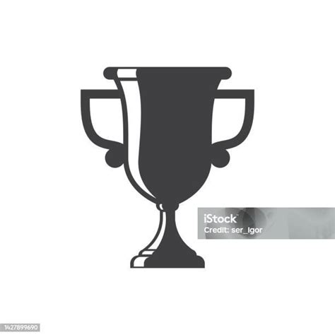 수상 아이콘 실루엣 흰색 배경에 검은 색 픽토그램 벡터 일러스트레이션 트로피 컵 스포츠 장비 Championship에 대한 스톡 벡터 아트 및 기타 이미지 Istock