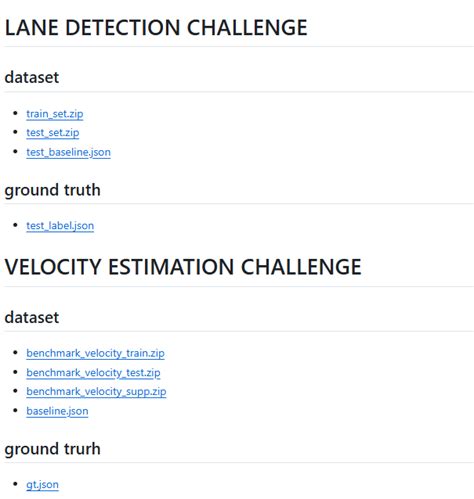 Tusimple数据集下载 Csdn博客