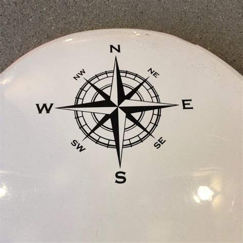 Nautical Compass Car Window Decal Compass Decal Nautical Compass Decal Nautical Vinyl Decal