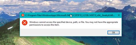 Error Windows Cannot Access The Files Solved Windows 10 Forums