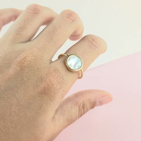 Anillo De Oro Ktes Con N Car Modelo Espejo Veroca Joyas