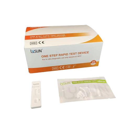 China Syphilis Test Oem Manufacturers Suppliers Factory Wholesale Service