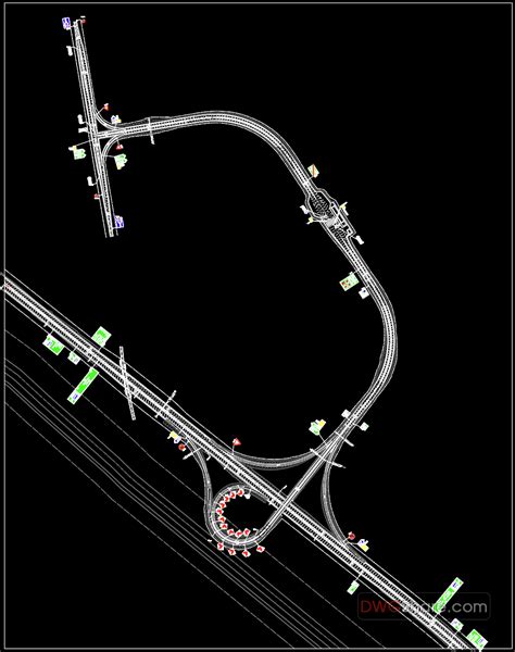 59 Intersection Drawings Of Highways Autocad File DWG