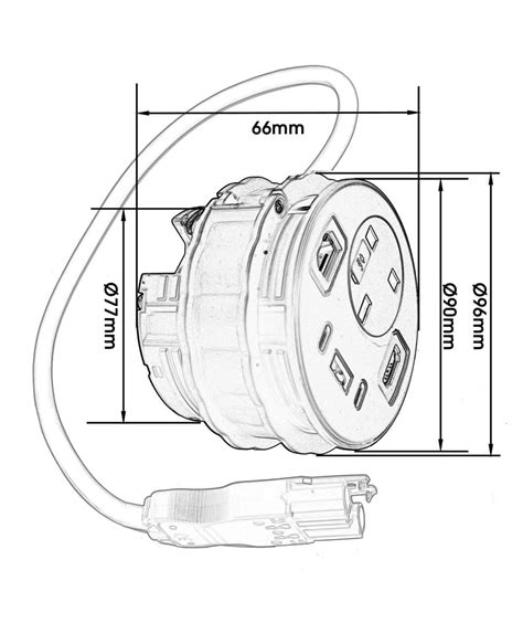 Office Desk Grommet Power Smart Usb A C In Black Or White
