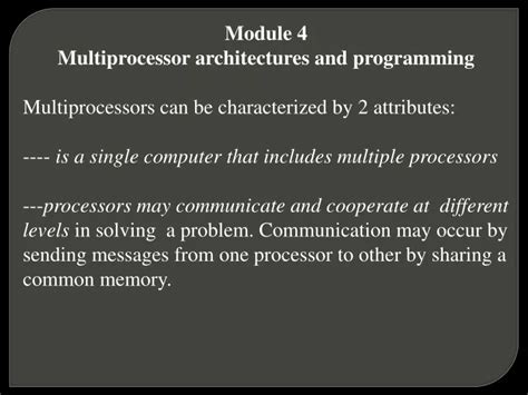ppt exploring multiprocessor architectures lcs vs tcs powerpoint