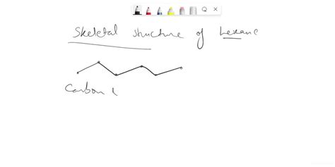 SOLVED Draw The Skeletal Structure Of Hexane In Line Bond Or Line Angle Mode Do Not Show