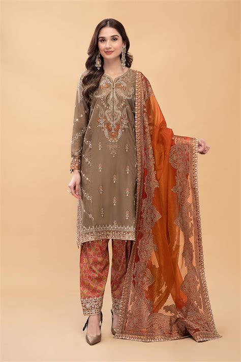 Suit Rust Coffee Css 603 Mariab Designs Pk