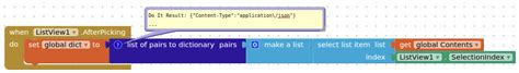 Why Isn T My Selected List From Listpicker Not Turning To Dictionary MIT App Inventor