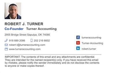 How To Create A Professional Email Signature Examples