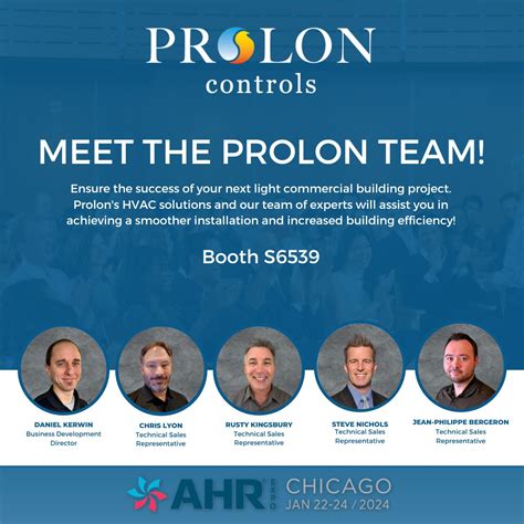 Prolon Controls On Linkedin Ahr2024 Hvacsolutions Proloncontrols