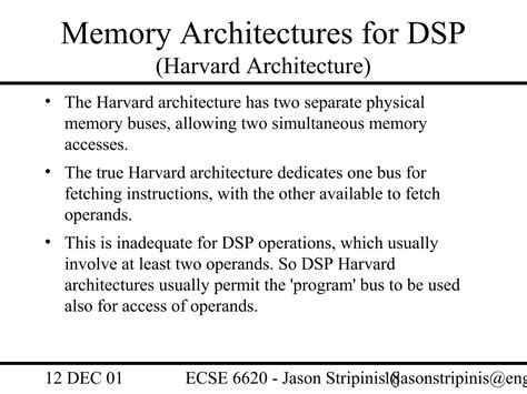 Dsp Architecture Ppt