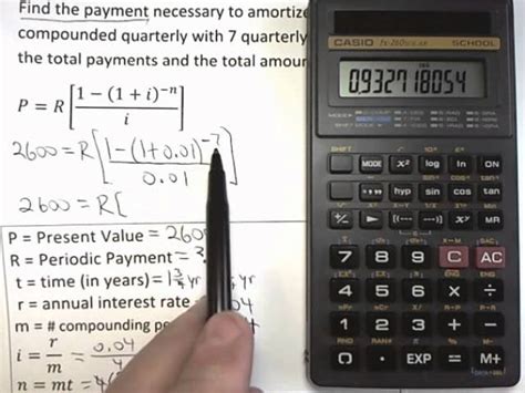 Amortization Table Problem Example Cabinets Matttroy