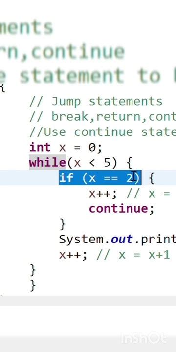 How Continue Skips Current Iteration In Java Youtube