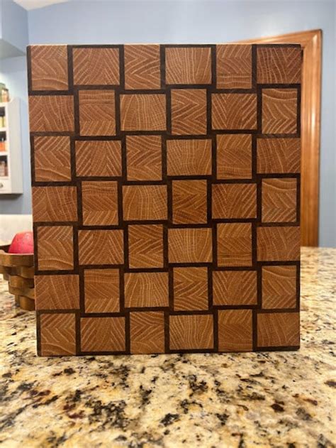 Basket Weave Cutting Board Etsy