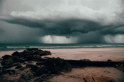 Clouds Storm Sea