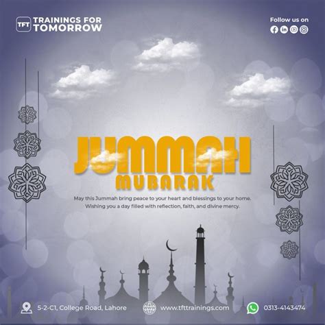 Trainings For Tomorrow Institute On Linkedin Tfttrainings Jummahmubarak Jummahmubarakeveryone