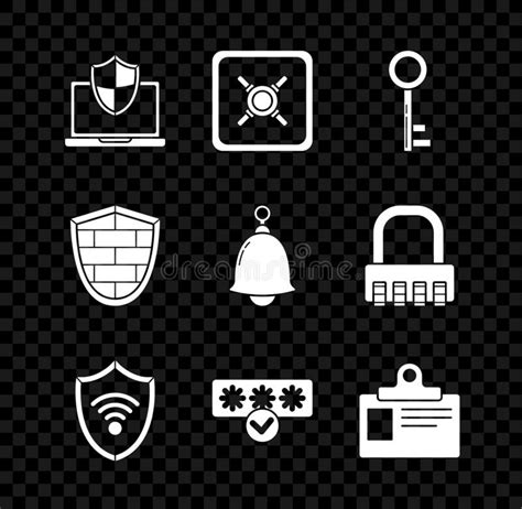 Set Laptop Protected With Shield Safe Key Shield Wifi Wireless