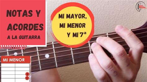 Acorde Mi Menor Guitarra Acorde De Mi Menor Em Cómo Se Forma Y