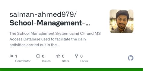 School Management System Csharpmsaccesssmsusecasesrepdf At Main