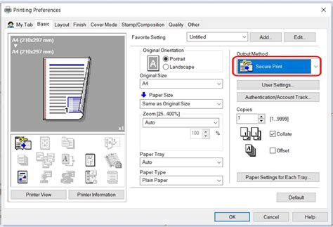 How To Auto Trigger Pop Up Secure Print Dialog On Windows Pc Konica