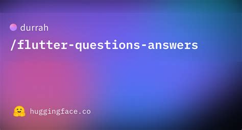 Durrahflutter Questions Answers At Main Durrahflutter Questions Answers At Main