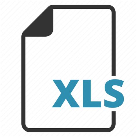 extension file type xls icon